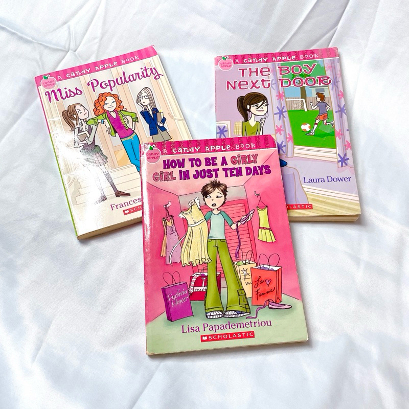 {原文小說} Scholastic Candy Apple Books 系列少女小說 3入 | 蝦皮購物