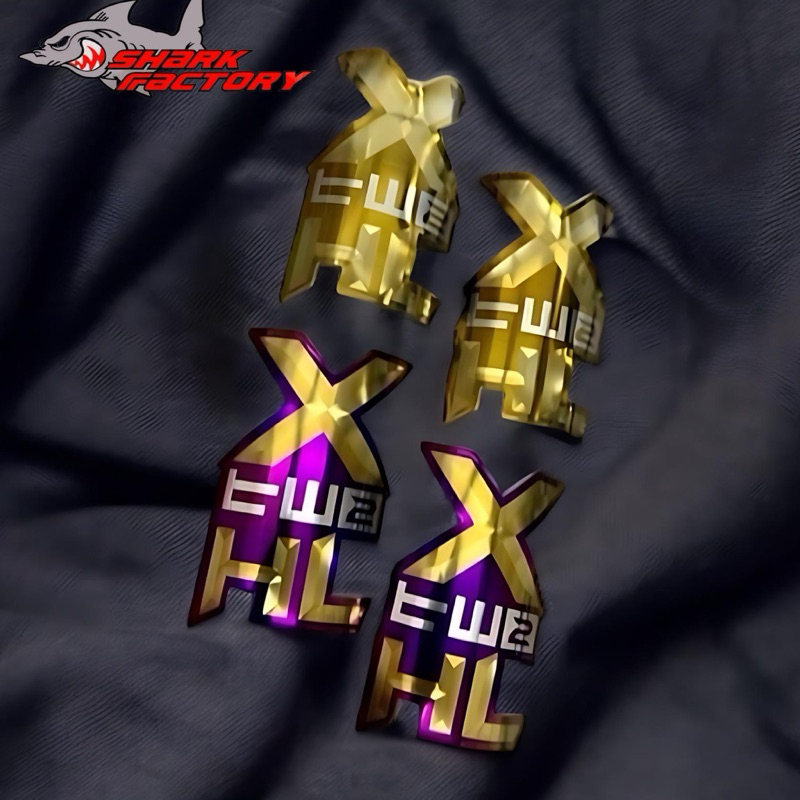 X2HL正鈦合金 鈦片 鯊魚工廠 X2 HL 鈦合金 燒鈦 避震器 X2HL氣瓶貼 X2鈦片 鯊魚鈦片 X2HL ST | 蝦皮購物
