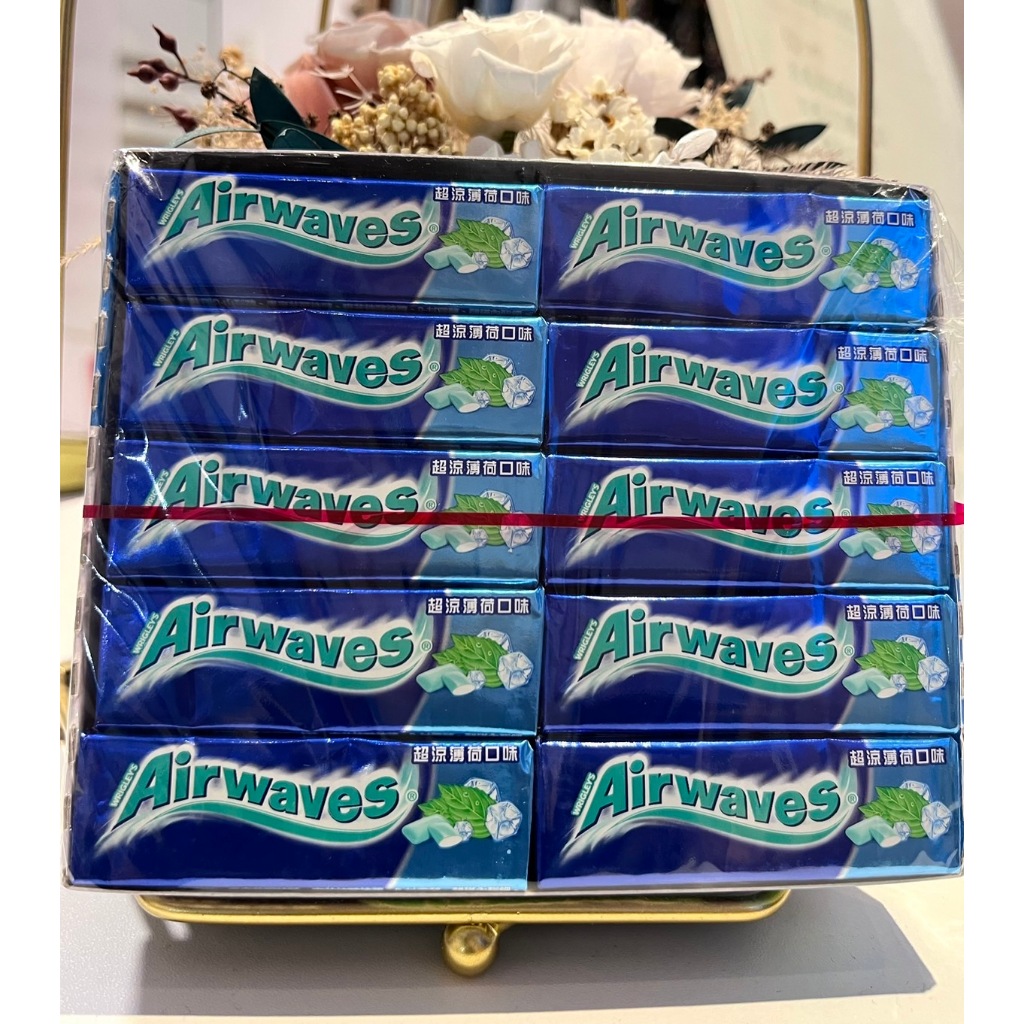 小紅莓雜貨店 ⤐ Extra Airwaves 超涼薄荷口味 清檸薄荷口味 薄荷 無糖 口香糖 一盒二十入 | 蝦皮購物