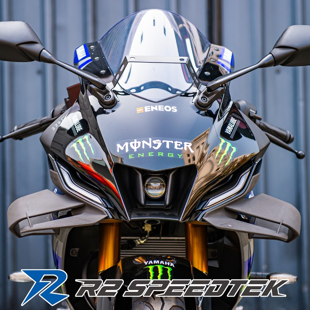 翰林🆁🅰🅲🅸🅽🅶二輪 免運 R2 GPW-R15V4 R15 V4 R15M 專用 競技型 定風翼 空力 套件 側導流 | 蝦皮購物