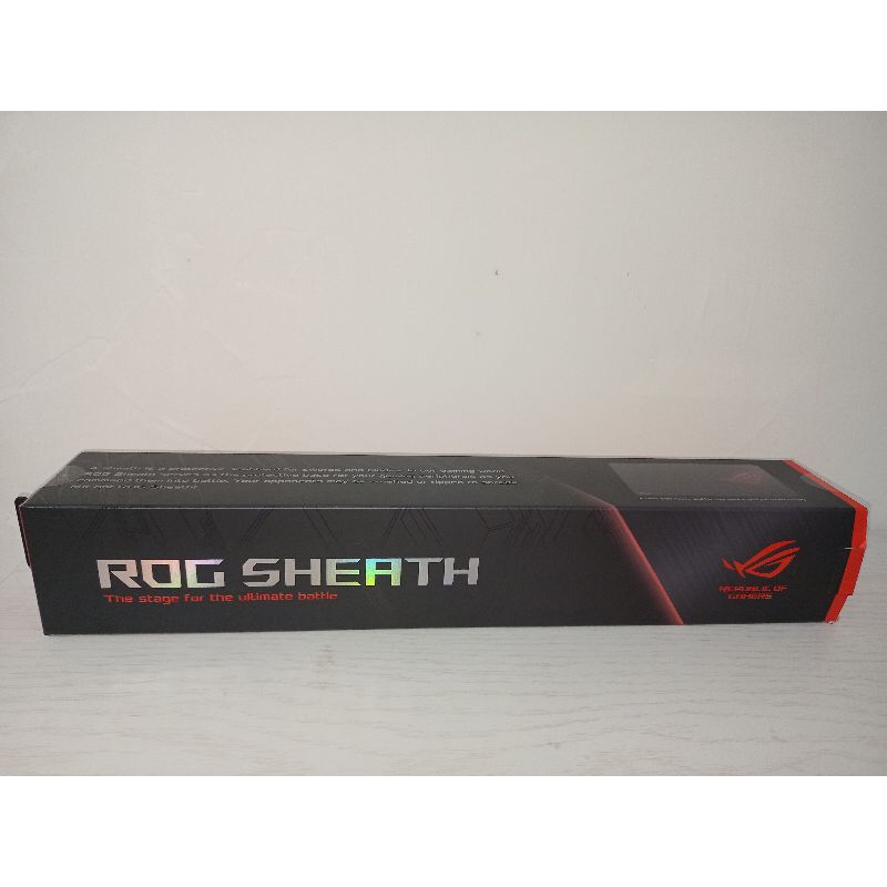 華碩 ASUS ROG Sheath 超大面積 加長型 滑鼠墊 電競桌墊 | 蝦皮購物