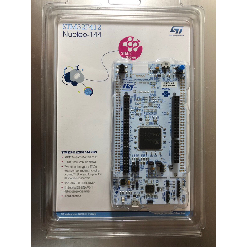 全新 NUCLEO-F412ZG STM32F412 Nucleo-144 開發板 STM32F412ZGT6 | 蝦皮購物