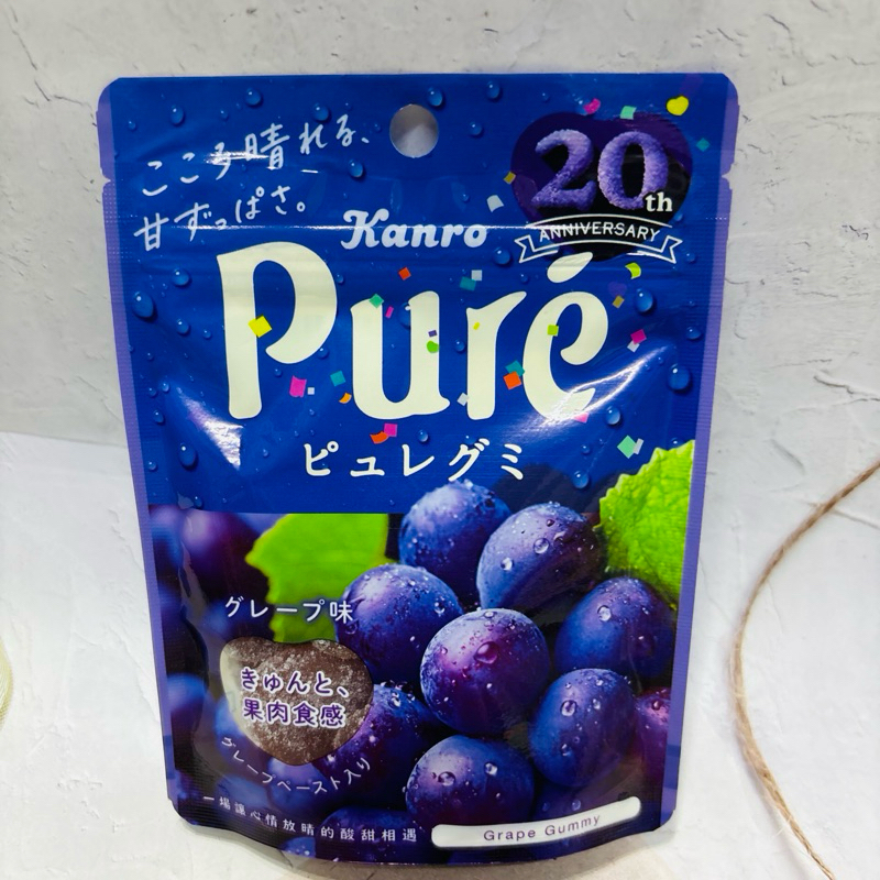 [出清良品]日本 Kanro 甘樂 鮮果實軟糖 葡萄口味56g ～多款可選（請確認效期再下單） | 蝦皮購物