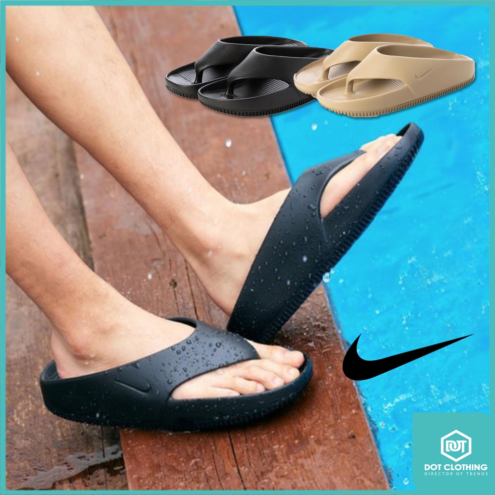 DOT NIKE CALM FLIP 防水 夾腳拖 拖鞋 黑 FD4119-001 卡其 FD4119-200 男女 | 蝦皮購物