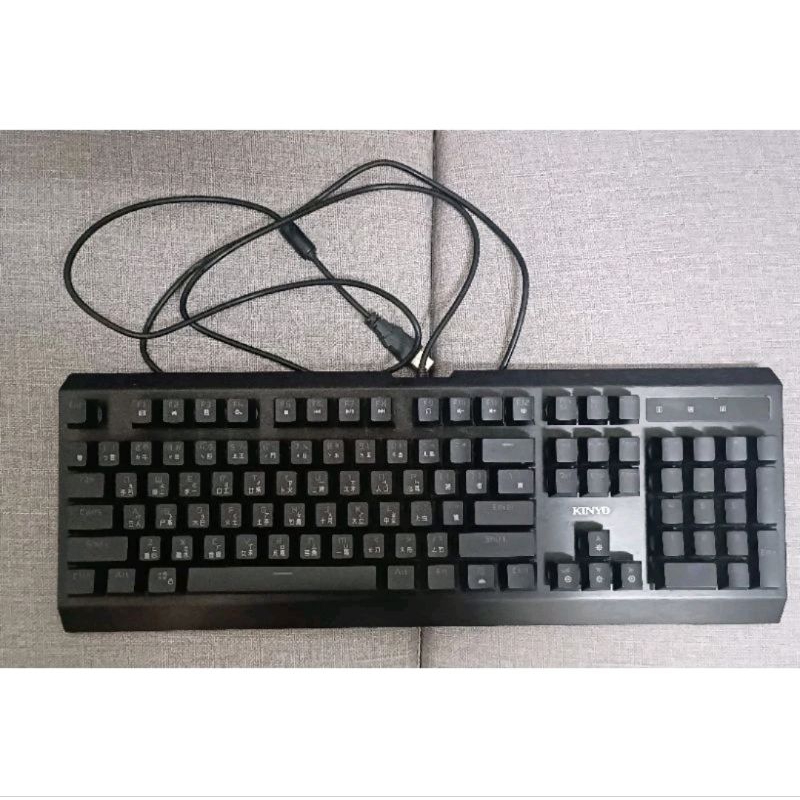 KINYO GKB-3200青軸電競機械鍵盤 懸浮鍵盤 辦公鍵盤 七彩混色呼吸燈 | 蝦皮購物
