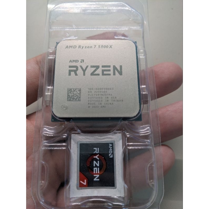 【台南個人自售】AMD R7 5800X B2步進 全新MPK 散裝 台灣代理商公司貨 保固內 CPU | 蝦皮購物