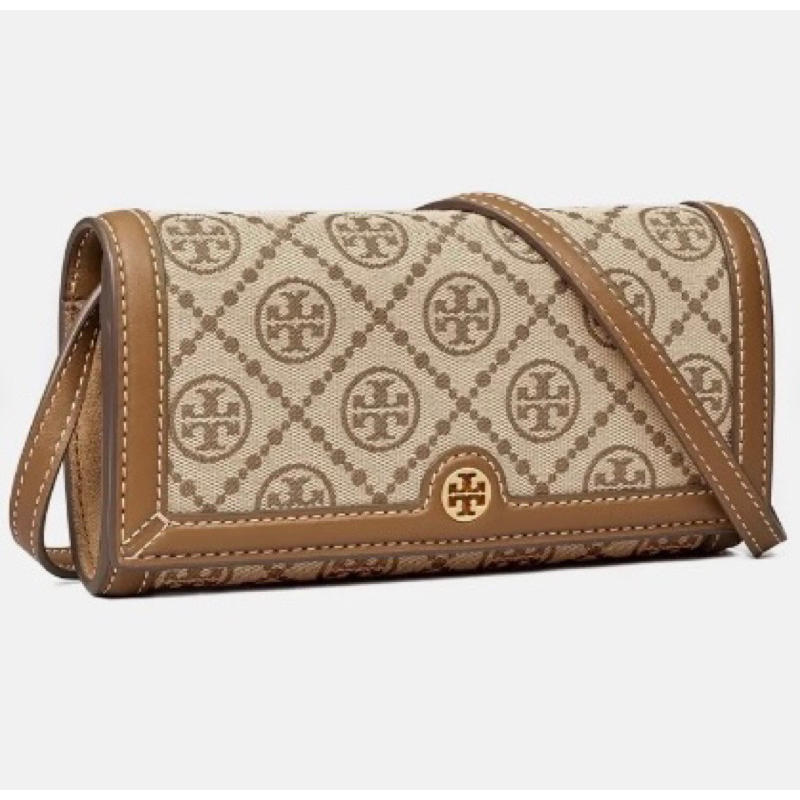 全新現貨 美國TORY BURCH T MONOGRAM WOC TB專櫃老花緹花 側背包 錢包購於美國官網 | 蝦皮購物