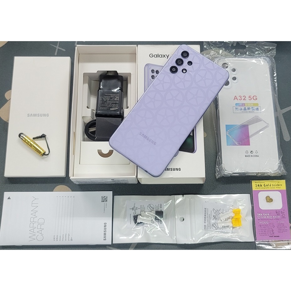 *典藏奇機*展示機出清-三星 SAMSUNG Galaxy A32 5G 128G 6.5吋螢幕 AI四鏡頭 八核 紫 | 蝦皮購物