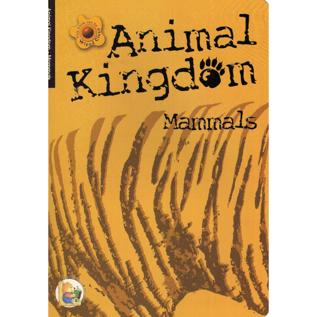 魏蘇珊文教 進口系列 新加坡大眾 前兒巧福系列 Wipe-Clean Book- Animal Kingdom (Mammals) 認識哺乳類 ...