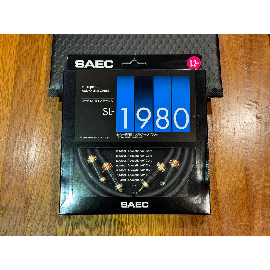 SAEC SL-1980 RCA訊號線 1.2米 | 蝦皮購物