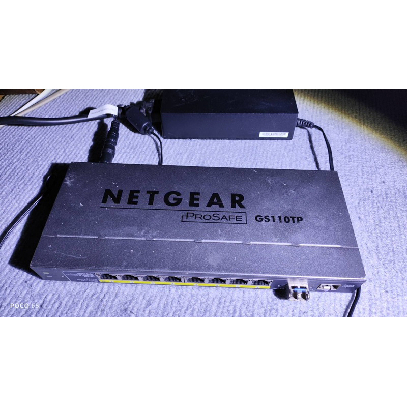 【NETGEAR】GS110TP Giga智能網管POE交換器 55W | 蝦皮購物