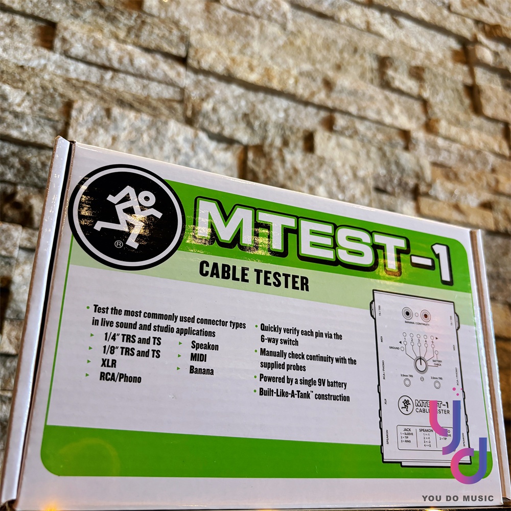 『現場PA專武』保固/免運 Mackie MTEST-1 七合一 線材 測試器 導線訊號 測試 焊線 必買 | 蝦皮購物