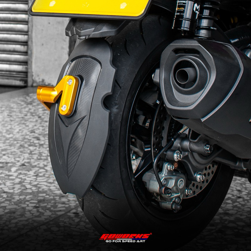 【GOWORKS】SYM DRG/MMBCU/DRG2塑膠碳纖維紋後土除 擋泥板CNC分離式後土除 DRG土除 | 蝦皮購物