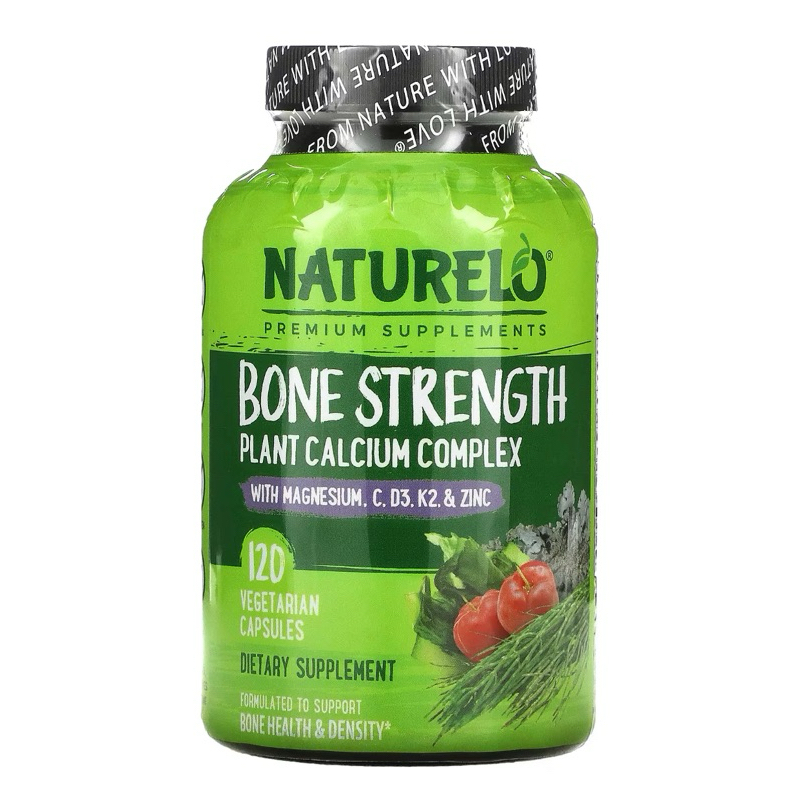 [免運] [現貨] Naturelo Bone Strength 骨骼強度 植物基鈣複合物 120顆 素食膠囊 | 蝦皮購物