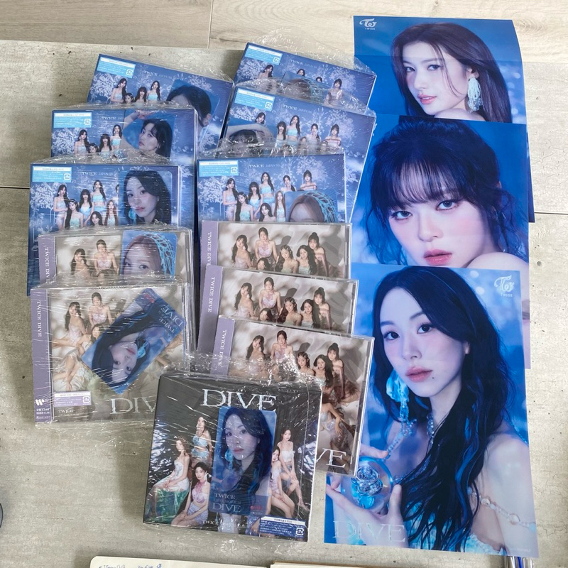 日版 預購含幸運卡🇯🇵TWICE JAPAN 5th ALBUM DIVE 第5張專輯 含應募券 | 蝦皮購物