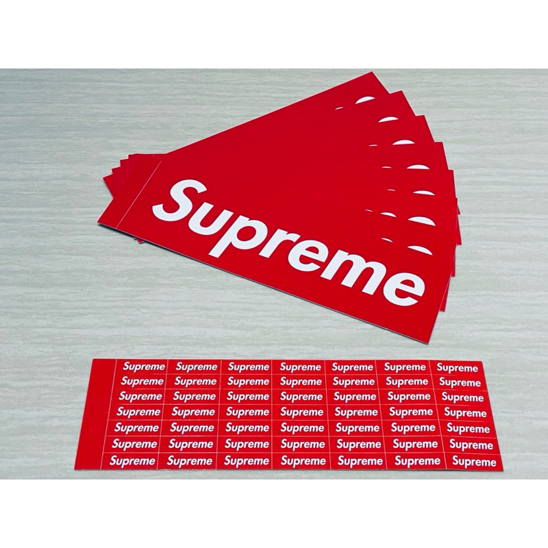 Supreme 2024 S/S 春夏 Red New Box Logo Mini Sticker 小logo 貼紙 | 蝦皮購物