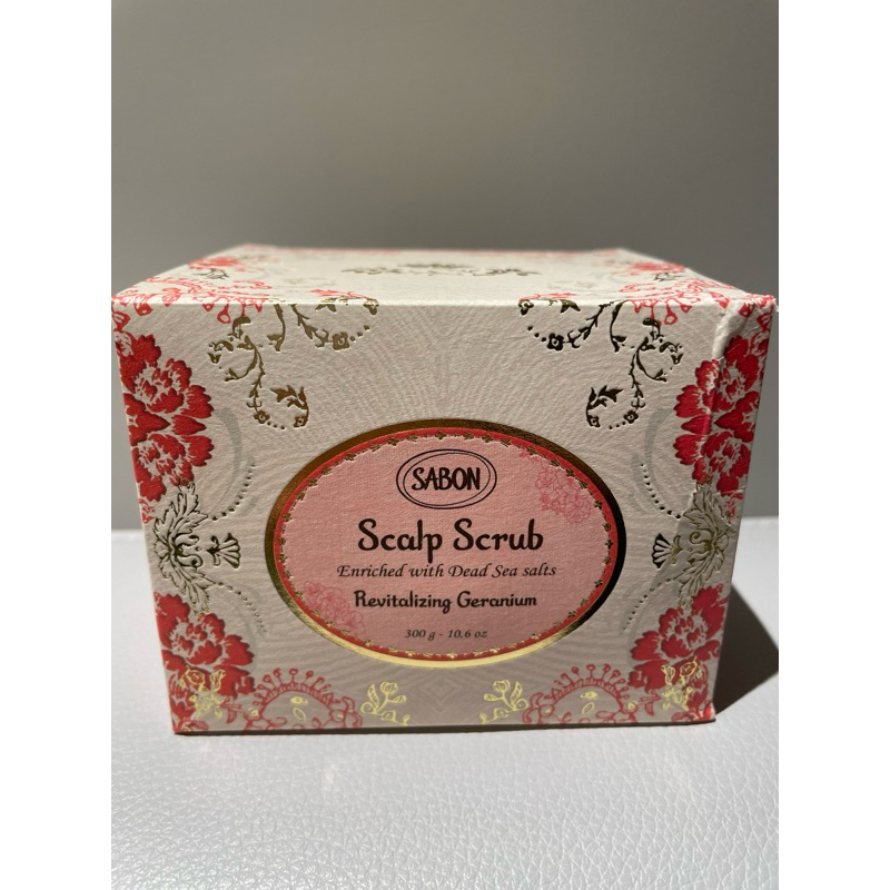【萬事屋 】現貨 ️ SABON 死海鹽頭皮磨砂膏 300g 舒緩薰衣草 薰衣草 天竺葵 磨砂膏 | 蝦皮購物