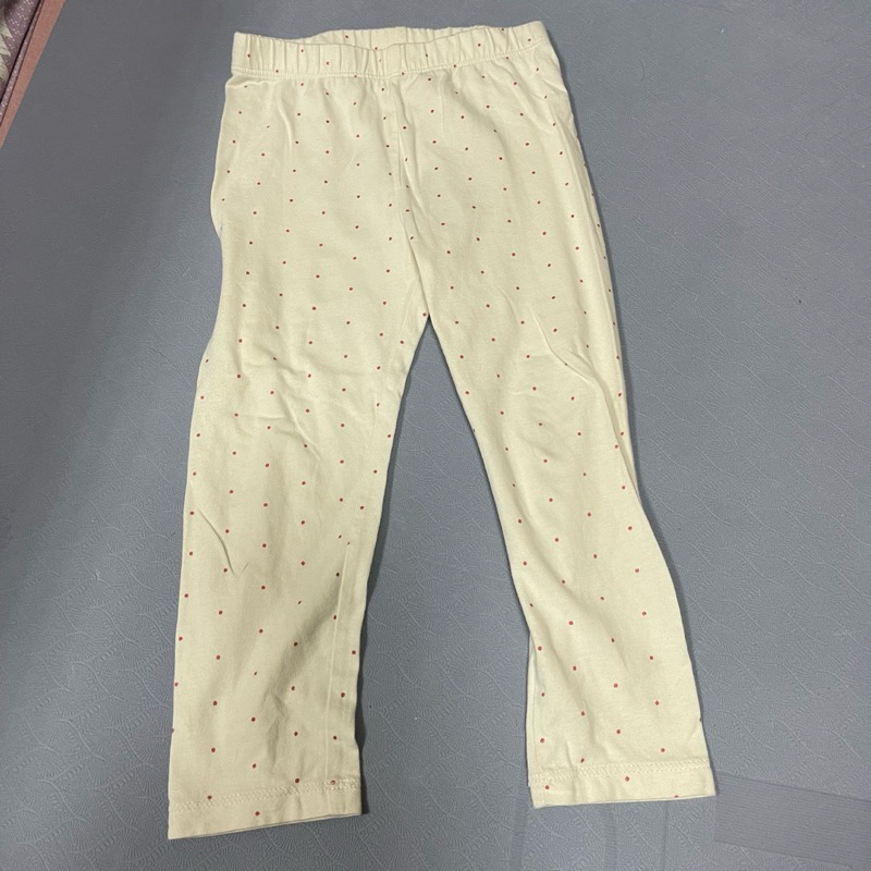 [二手]baby gap白底紅點內搭褲100cm(3y) | 蝦皮購物