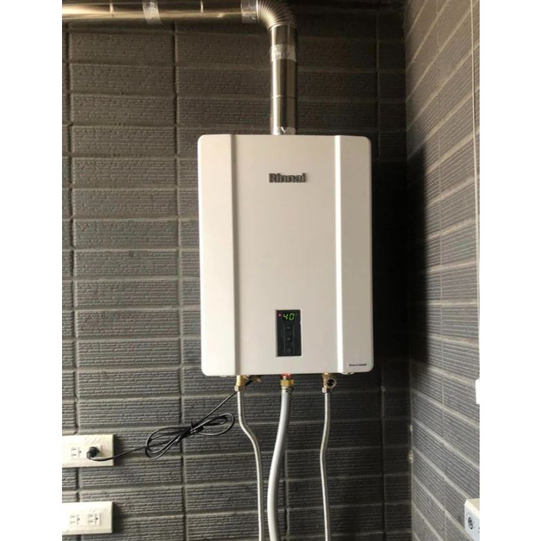【林內牌】RUA-C1600WF 16L(16公升)數位恆溫強制排氣式熱水器,另有櫻花DH1635F,DH1605A | 蝦皮購物