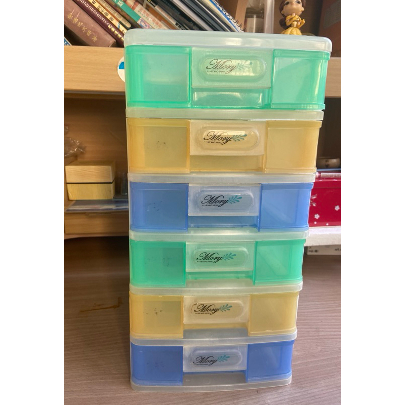 6層桌上型收納盒 尺寸：26x18.5x36公分 | 蝦皮購物