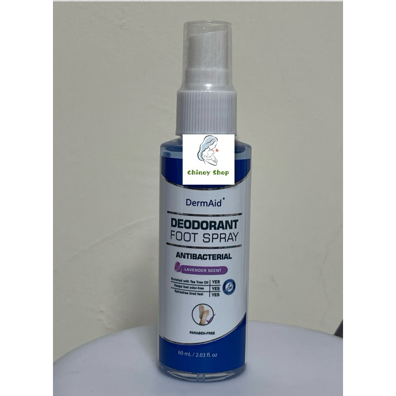 Dermaid Deodorant Foot Spray 60ml | 蝦皮購物