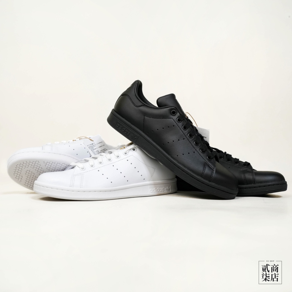 貳柒商店) ADIDAS STAN SMITH 男女 休閒鞋 皮革 復古 史密斯 全黑 M20327 全白 F36575 | 蝦皮購物