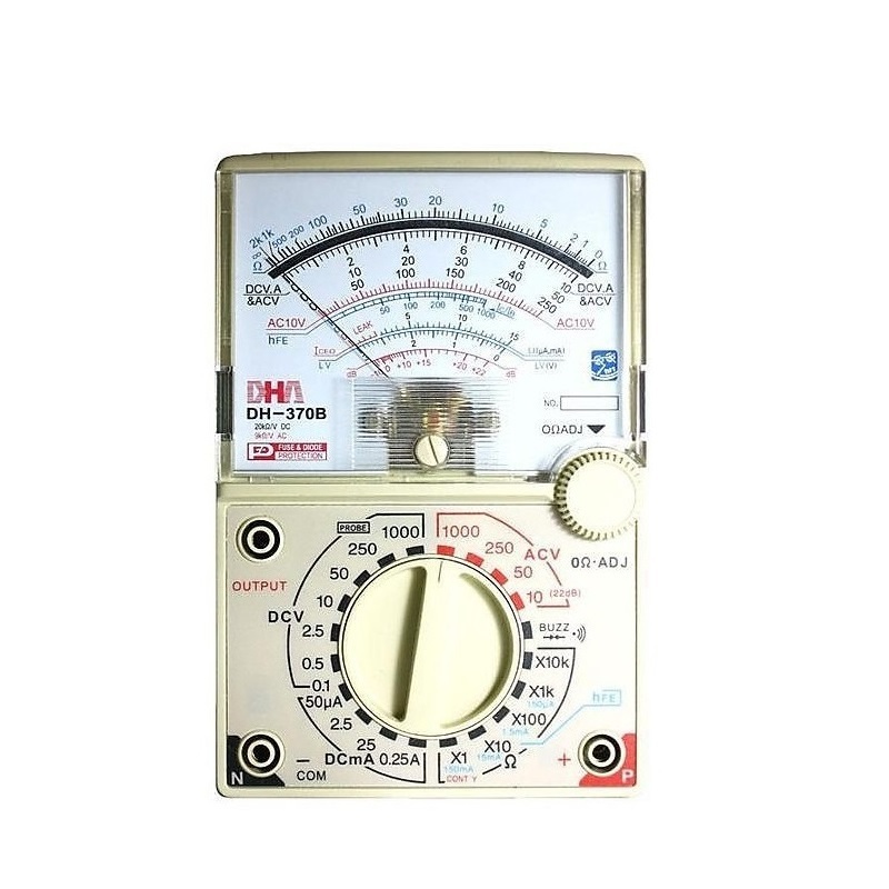 【現貨】電錶 三用電錶 指針式三用電錶 DH-370B 指針錶+蜂鳴+腳架 指針電表 導通蜂鳴 興雲網購旗艦店 | 蝦皮購物