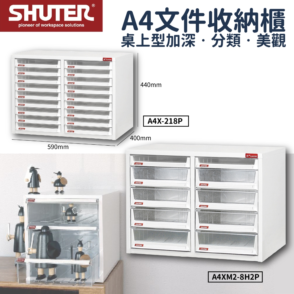 老張x樹德 A4X-218P/A4XM2-8H2P A4文件櫃 辦公櫃 收納櫃 可換抽屜 客製抽屜 落地桌上櫃 台灣製 | 蝦皮購物