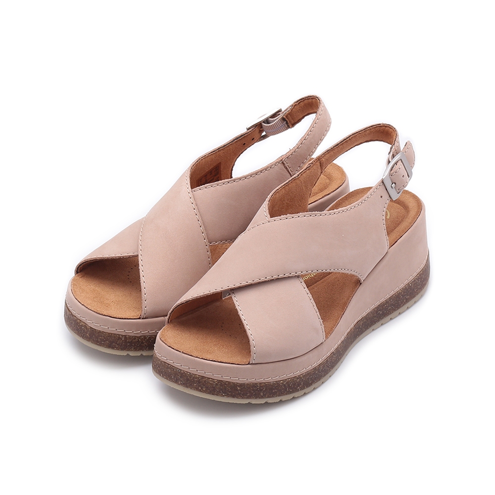 Clarks KASSANDA STEP 交叉涼鞋 沙 CLF77302S 女鞋 | 蝦皮購物