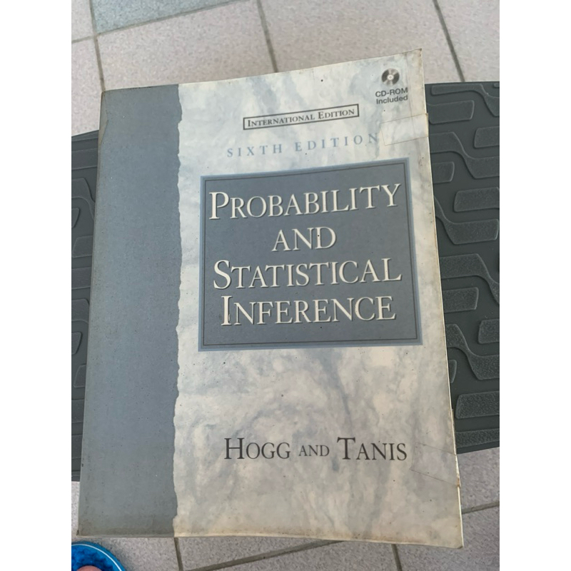 二手書_自有書_Probability And Statistical Inference 6th_Hogg_Tanis | 蝦皮購物
