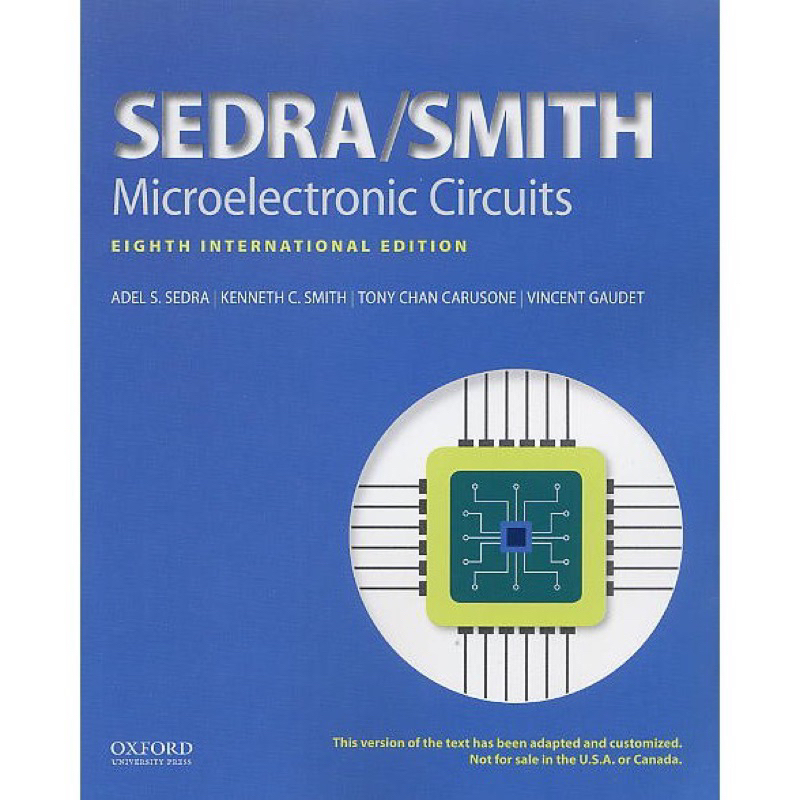 (可免運)Microelectronic Circuits 8/e Sedra/Smith 9780190853501 | 蝦皮購物