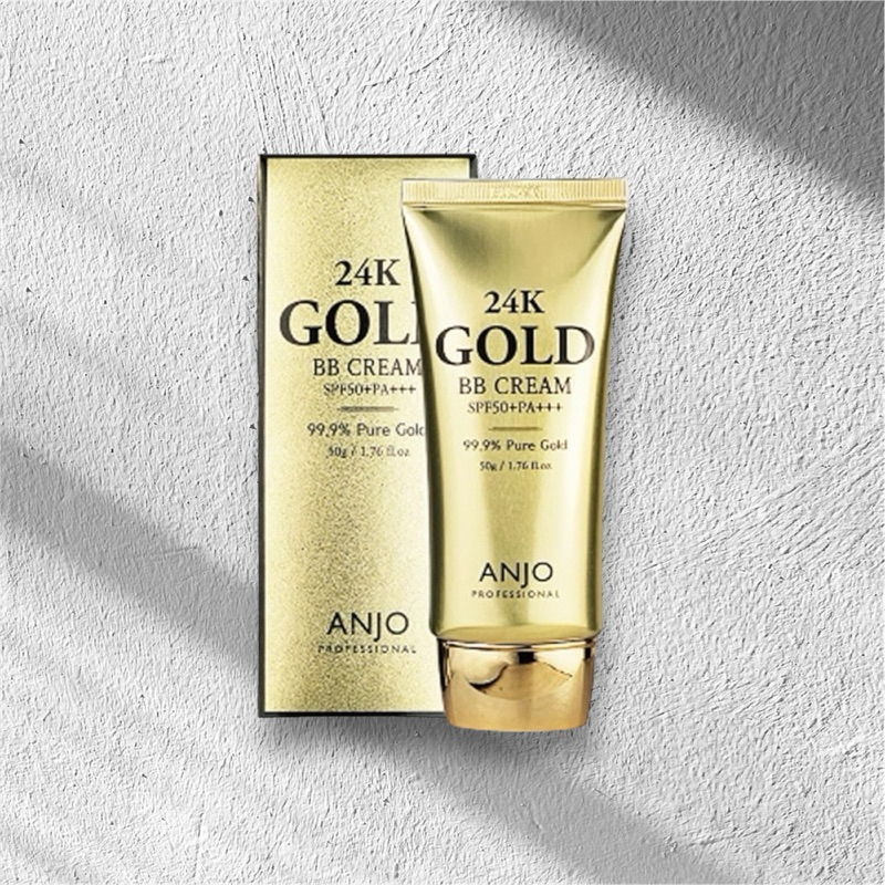 韓國 ANJO 24K GOLD SPF50+PA+++黃金防曬BB霜 50g | 蝦皮購物