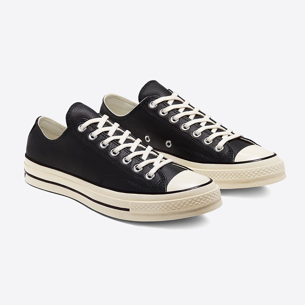 CONVERSE CHUCK 70 OX 低筒 休閒鞋 男鞋 女鞋 皮革 黑色-167065C | 蝦皮購物