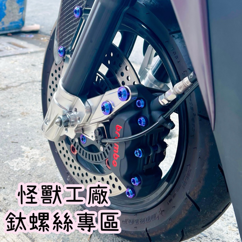 怪獸工廠 Z1 ZERO Z2 前叉 鈦螺絲 正鈦螺絲 ️全車系適用 ️ SL MMBCU DRG 六代 勁戰 KRV | 蝦皮購物