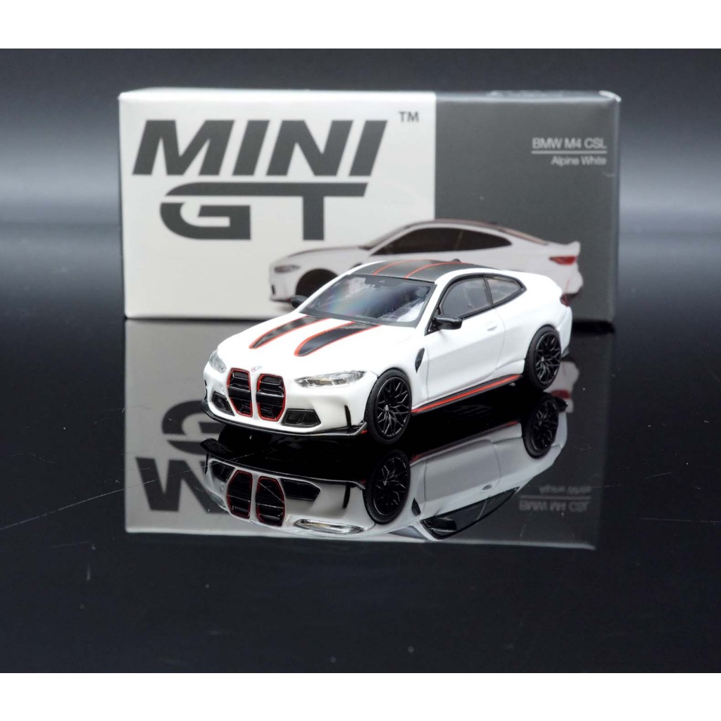 MASH 現貨特價 Mini GT 1/64 BMW M4 CSL Alpine White #683 左駕 | 蝦皮購物