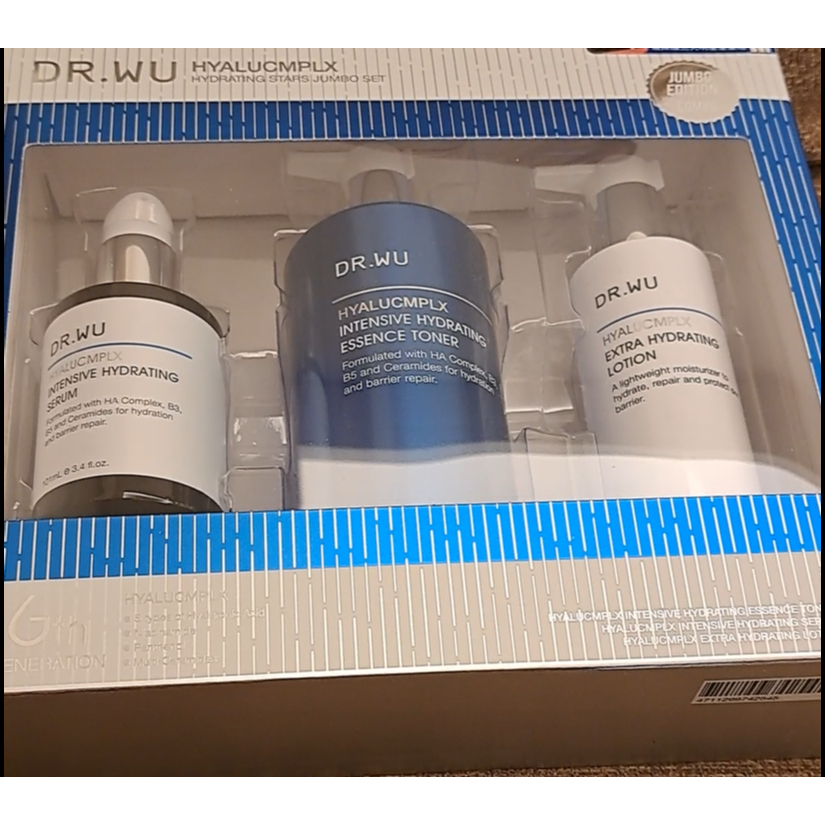 第六代DR.WU玻尿酸保濕三大明星重量版 精華液101ml/化妝水500ml/乳液200ml達爾膚重量組組合拆售 | 蝦皮購物