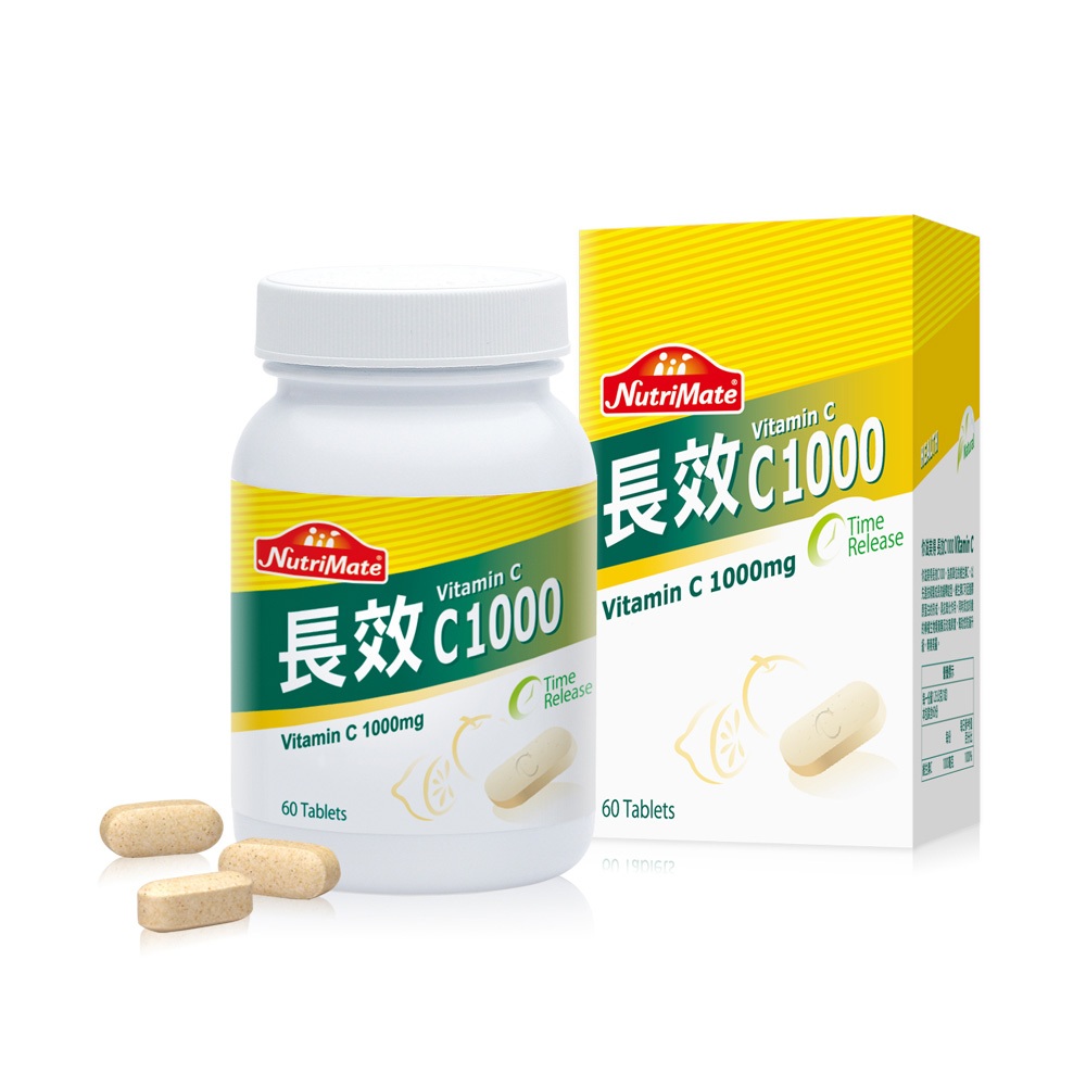 【Nutrimate 你滋美得】維他命B、維他命C1000+玫瑰果實(60顆/瓶) 緩釋型 高單位【即期品舊包裝】 | 蝦皮購物