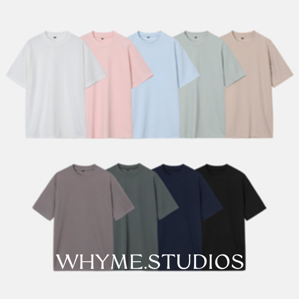 【WHYME】春夏主打！🇰🇷韓製紋理抗皺涼感素T 9color H# 韓系穿搭 韓國男裝 T恤男 韓國素T | 蝦皮購物