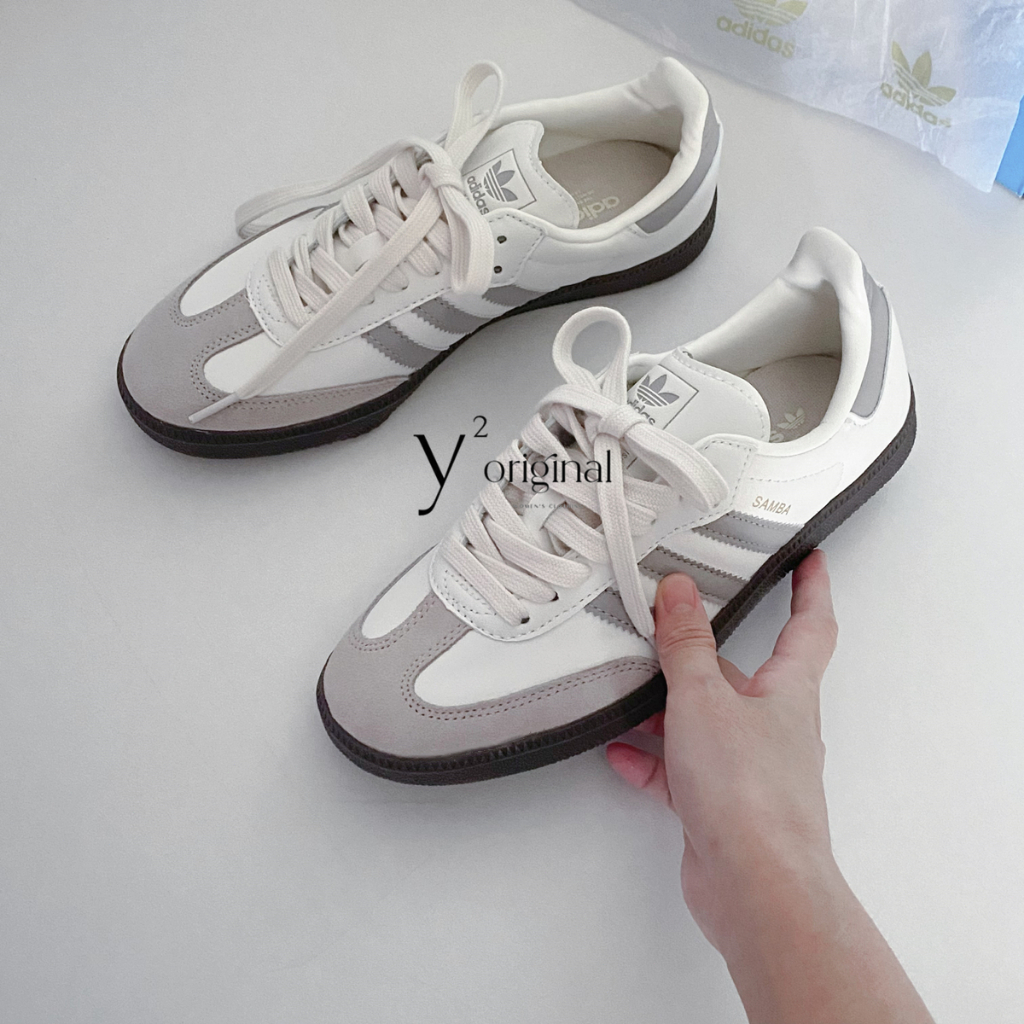 Аdidаs sаmbа OG 牛奶白灰 灰色 灰白 淺灰 經典 焦糖底 JH6479 | 蝦皮購物