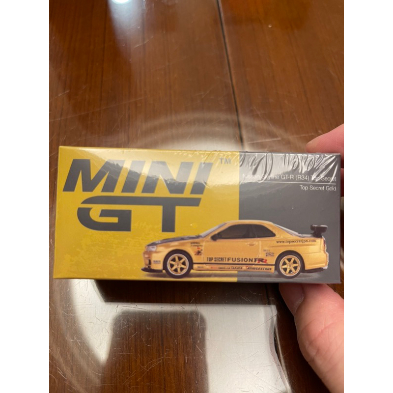 MiniGT 1:64 極秘黃金限定 GTR R34 | 蝦皮購物