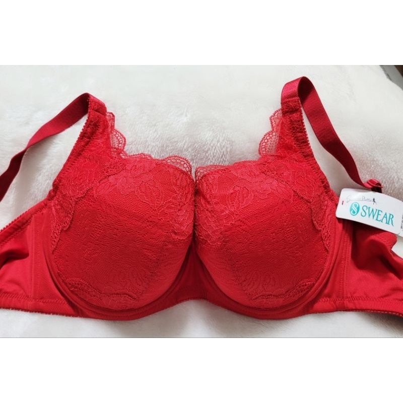 ☆SWEAR☆迷人內衣-(紅-70E.70F.75F).30316 | 蝦皮購物