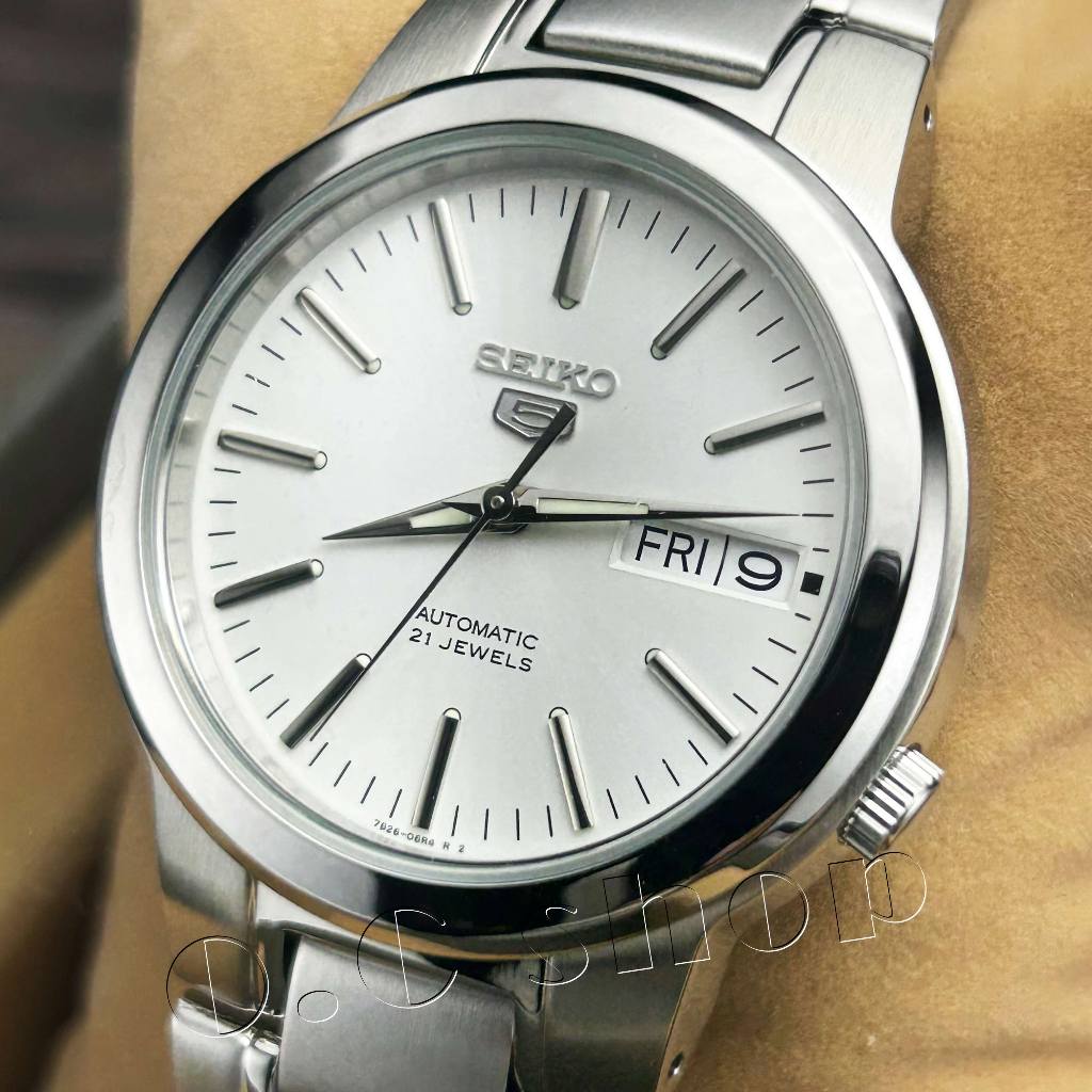 【SEIKO 自動機械手錶】 精工5號流行經典時尚款SNKA01K1/SNKA01 | 蝦皮購物