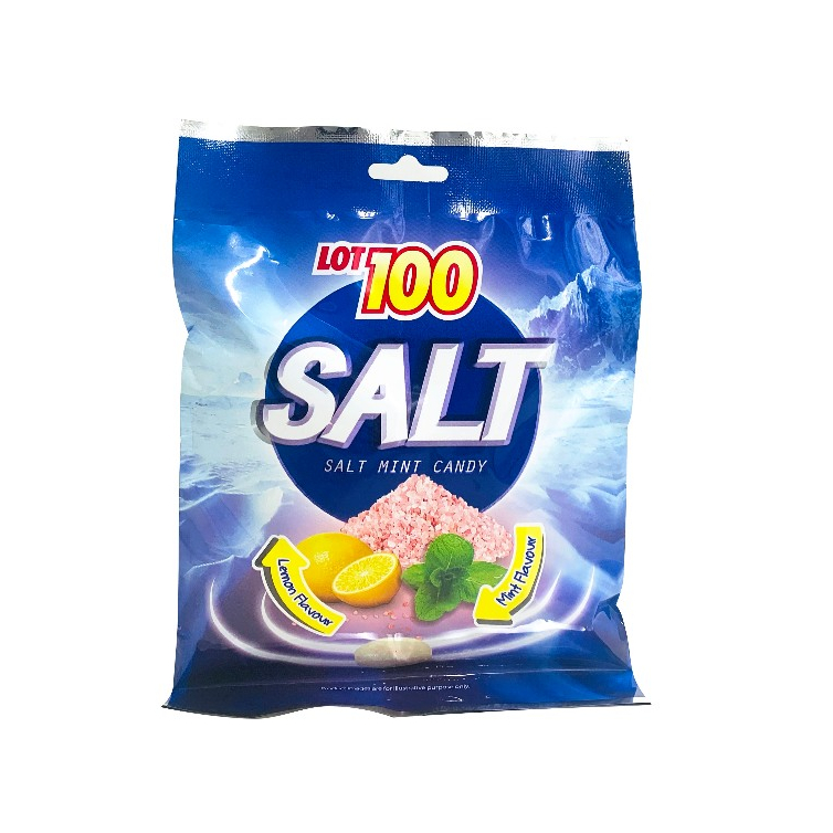 馬來西亞 Lot100 一百份 薄荷風味 紅岩鹽檸檬糖 140g | 蝦皮購物