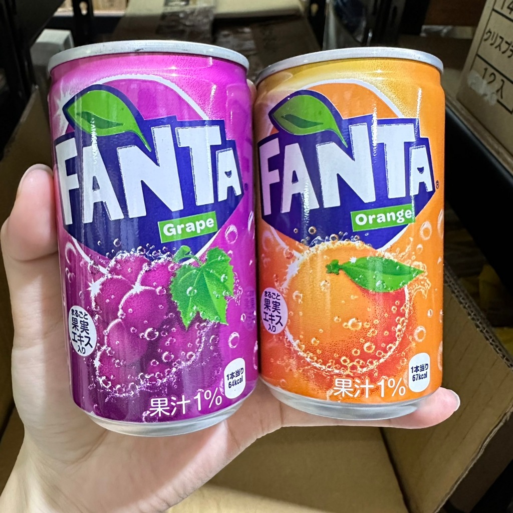 日本 芬達 汽水 Fanta 美粒果 葡萄汁 160ml 葡萄汽水 美粒果 柳橙汁 橘子汁 瓶裝飲料 | 蝦皮購物