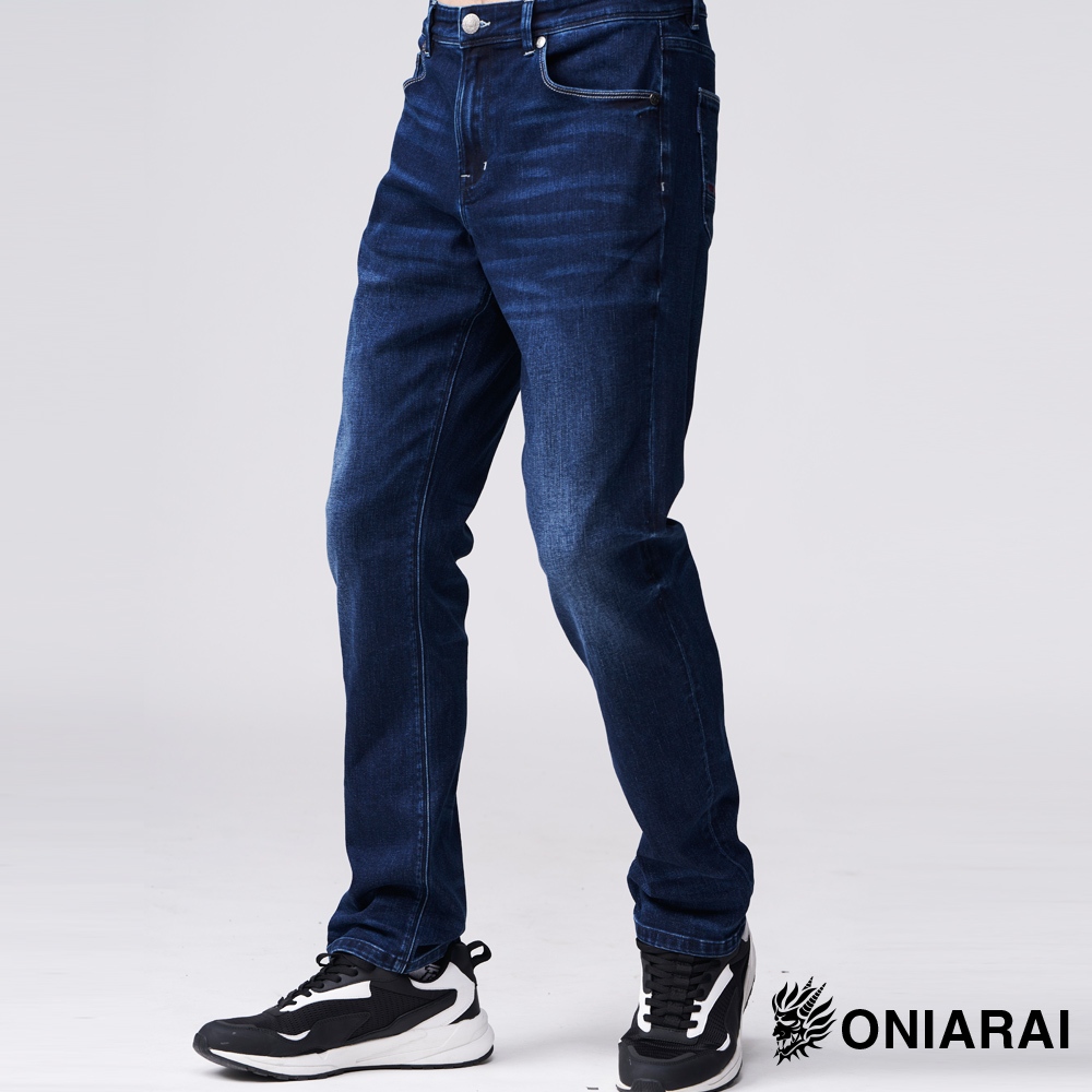 BLUE WAY 鬼洗 ONIARAI - 全天候智能溫控舒適丹寧直筒褲 | 蝦皮購物