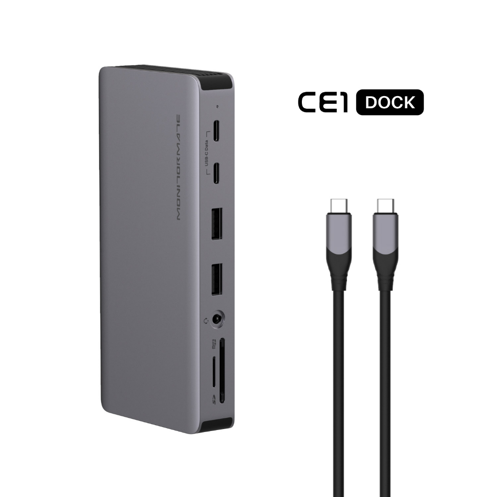 【MONITORMATE】CE1 USB-C Gen2 11合1 Dock擴充埠【8K超高/雙4K@60/2.5GbE】 | 蝦皮購物