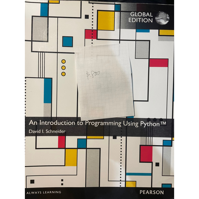可面交 近無筆記 An Introduction To Programming Using Python 蝦皮購物 6868