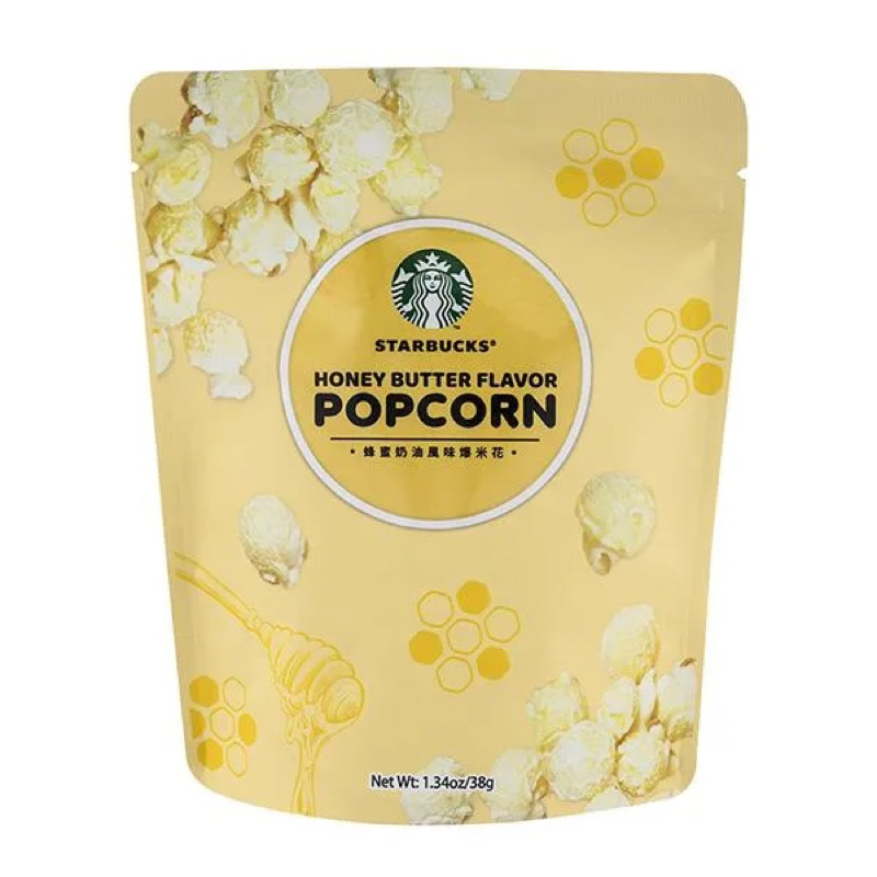 星巴克 蜂蜜奶油風味爆米花 Honey Butter Flavor Popcorn Starbucks 2023/09 | 蝦皮購物