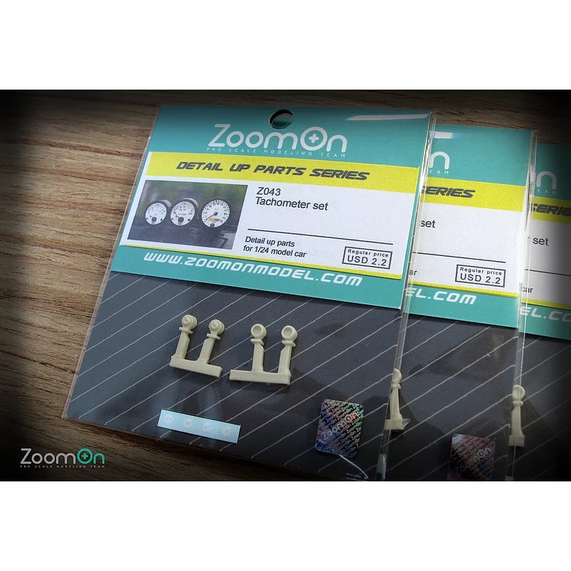 【傑作坊】ZoomOn Z043 1/24 比例汽車模型用監控儀表套組 | 蝦皮購物
