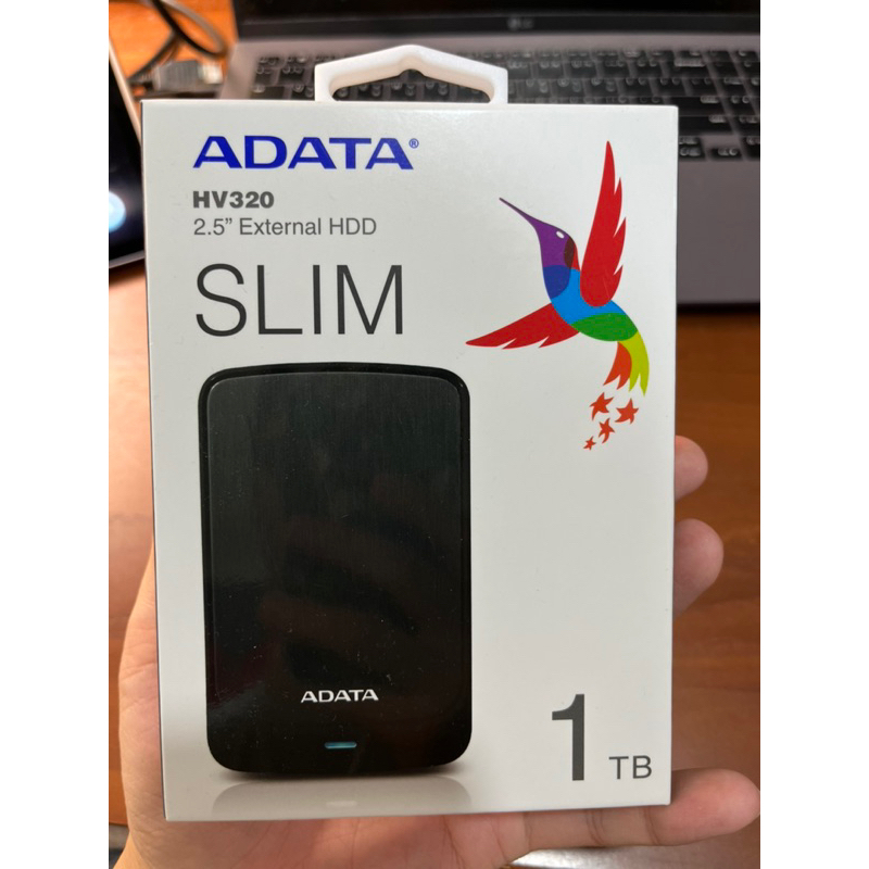 現貨 威剛 ADATA HV320 1TB 2.5吋外接式硬碟 全新未拆封 | 蝦皮購物